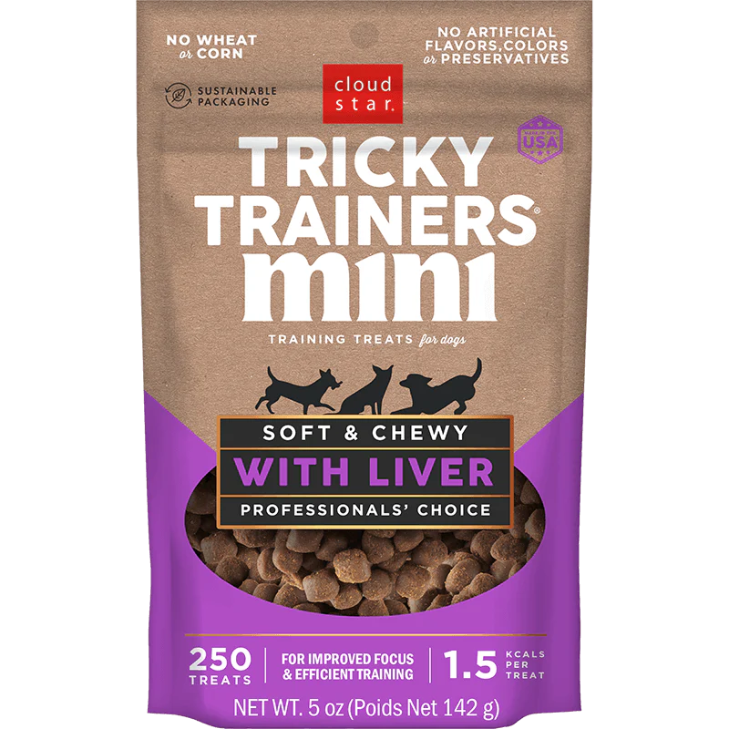 Cloud Star Tricky Trainers Mini Soft & Chewy with Liver Dog Treats ...