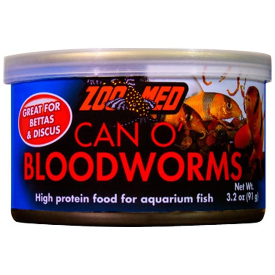 ZOO MED CAN O' BLOODWORMS HIGH PROTEIN FISH FOOD - Howell, MI - Pet X ...