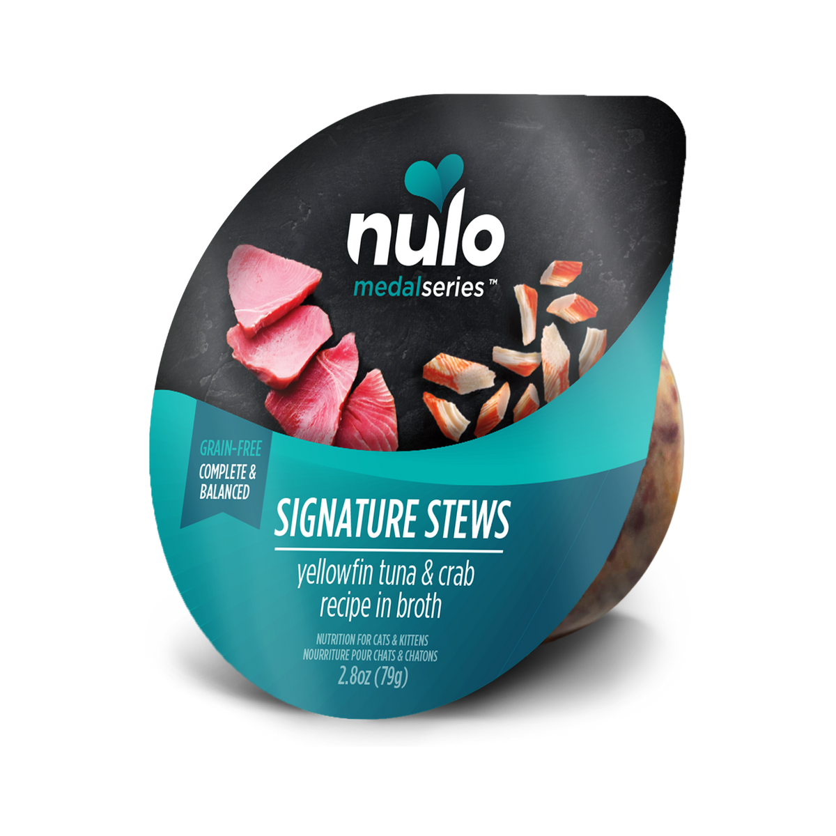 Nulo Medalseries Signature Stews Cat & Kitten Yellowfin Tuna & Crab ...